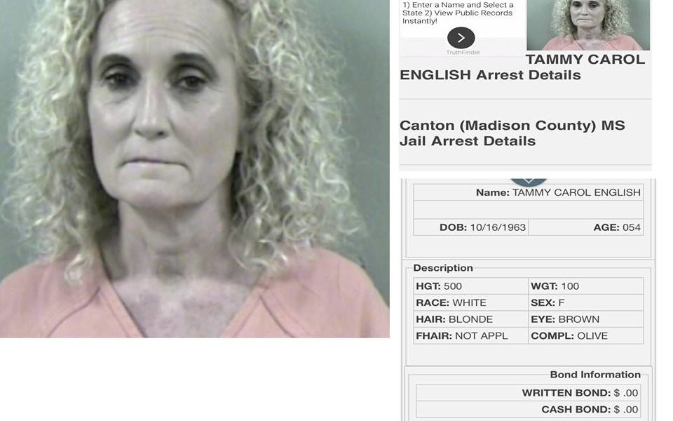 Tammy Carol English Incarcerated - Vicksburg Daily News