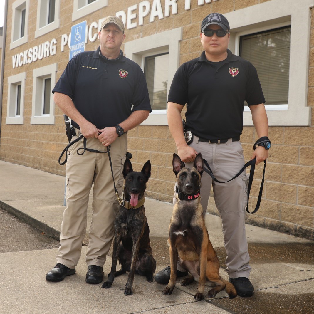 Vicksburg PD welcomes K-9s Nadia and Kilo to the force - Vicksburg ...